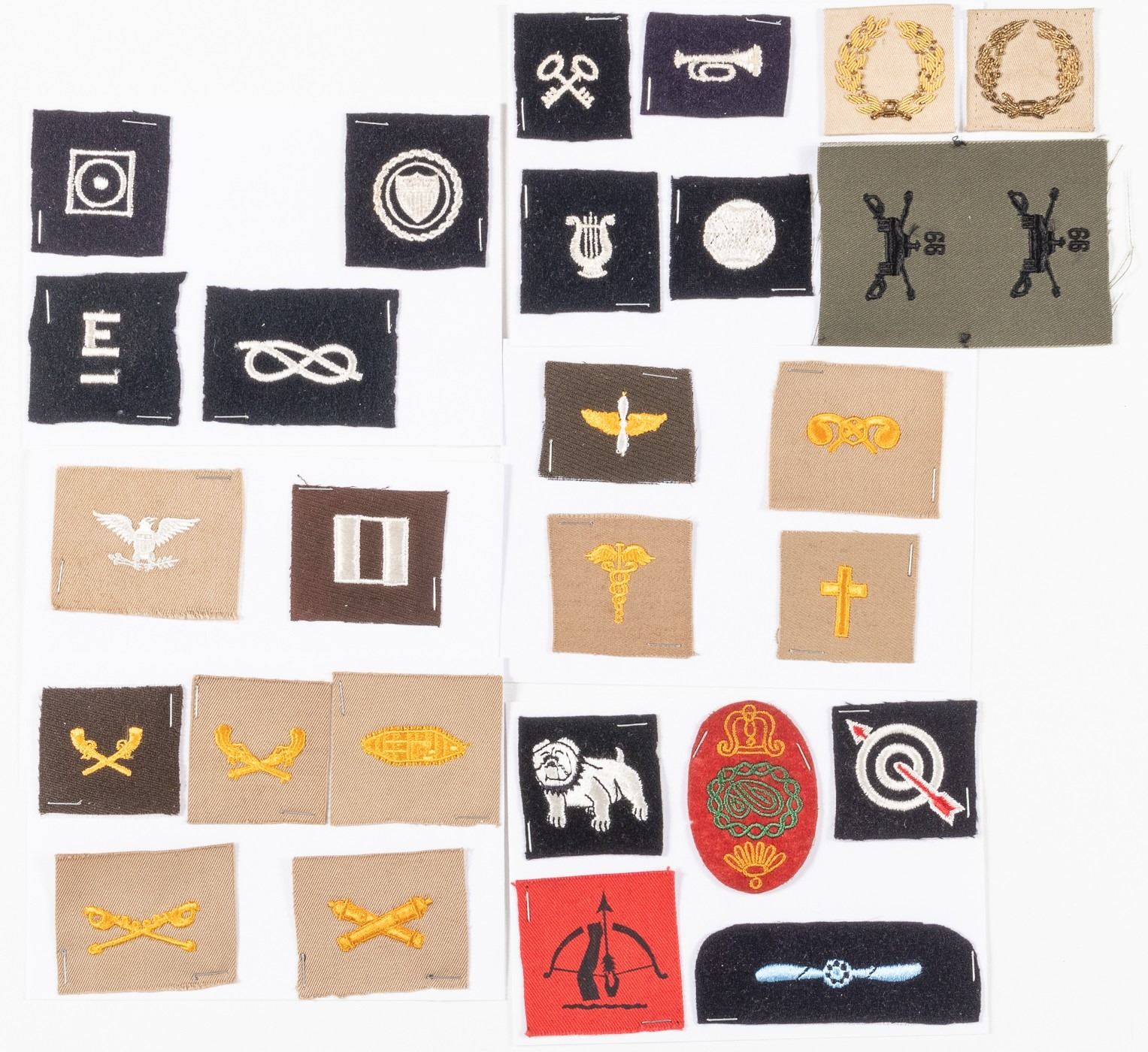 BRITISH MILITARY PATCHES (27)
