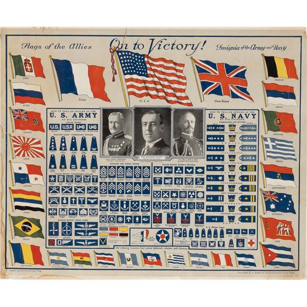 WWI ON TO VICTORY POSTER
