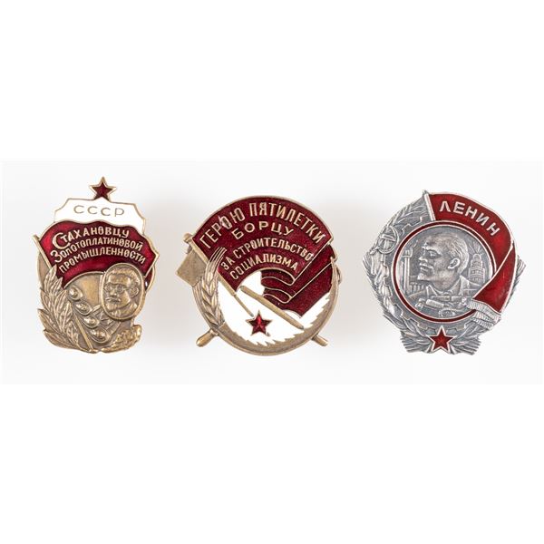 RUSSIAN BADGES (3)