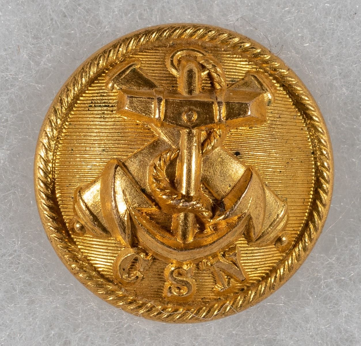 CONFEDERATE STATES NAVY BUTTON