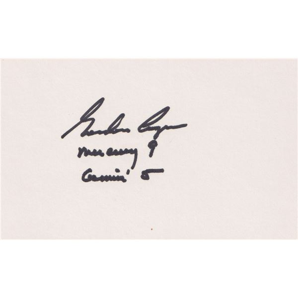 GORDON COOPER PROJECT MERCURY ASTRONAUT