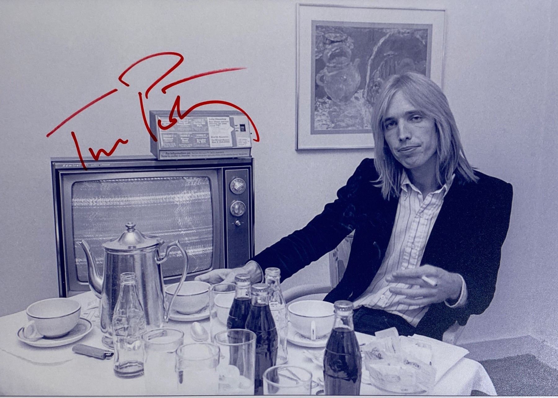 Autograph Signed Tom Petty Photo