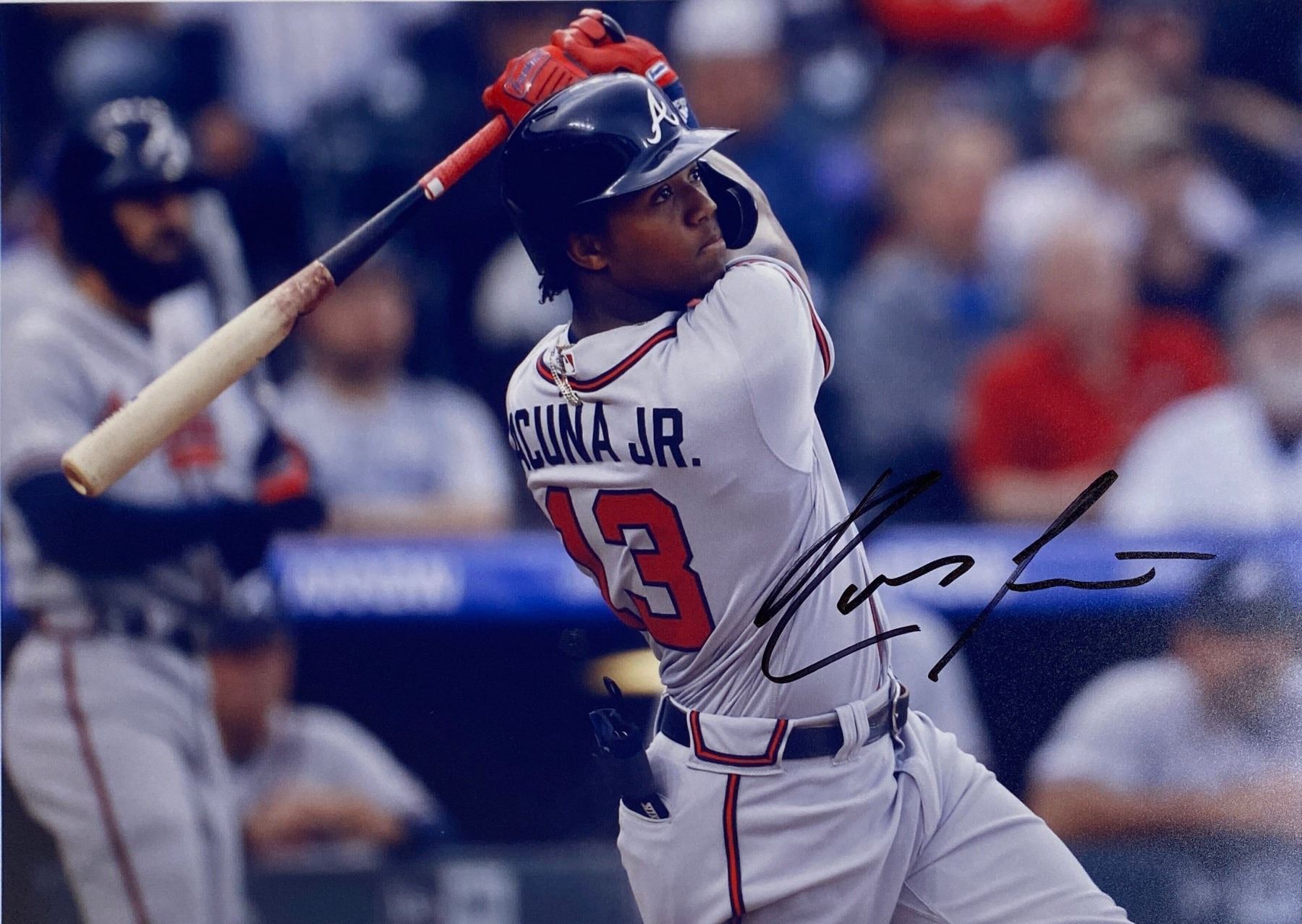 Autograph Signed Ronlad Acuna Jr Photo