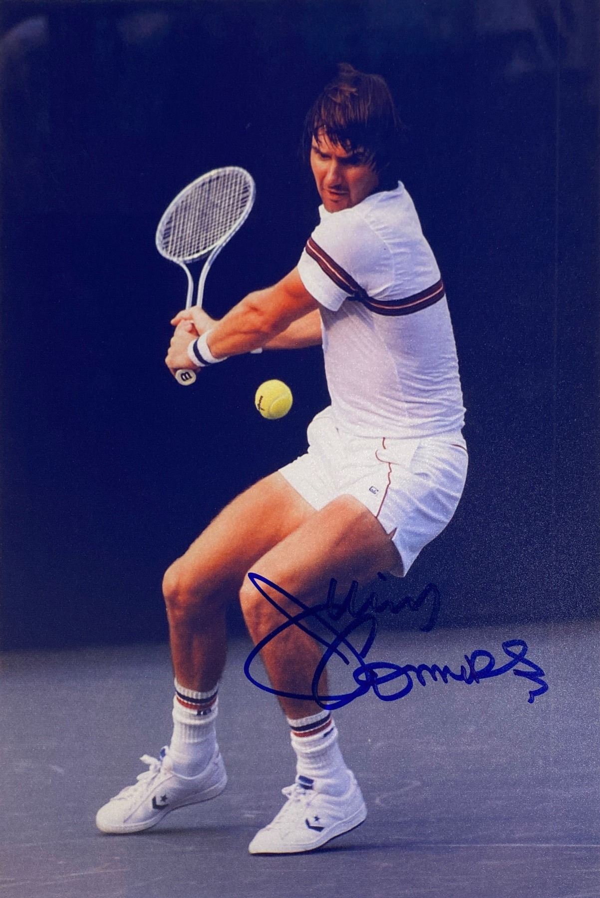 Autograph Signed Jimmy Connors Photo