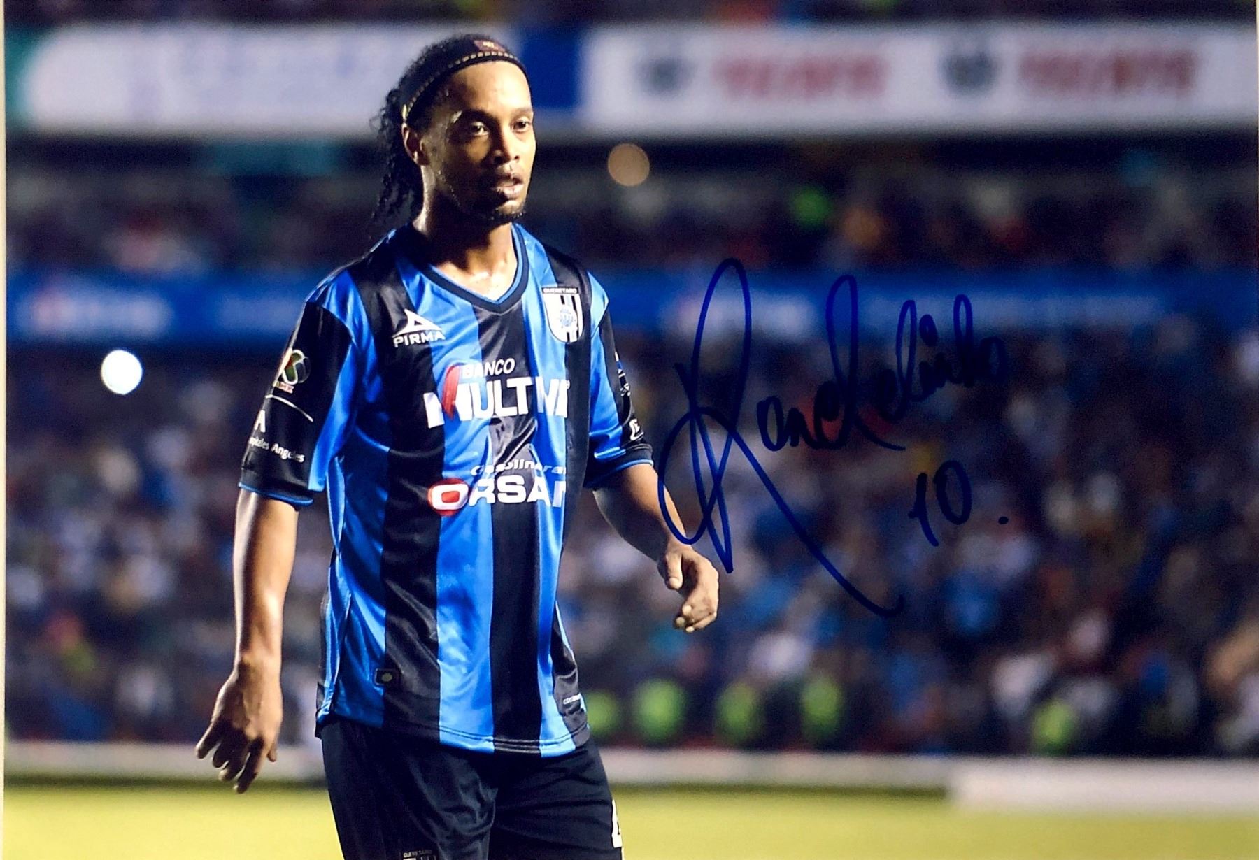 Ronaldinho Autograph Autograph Signed Photo