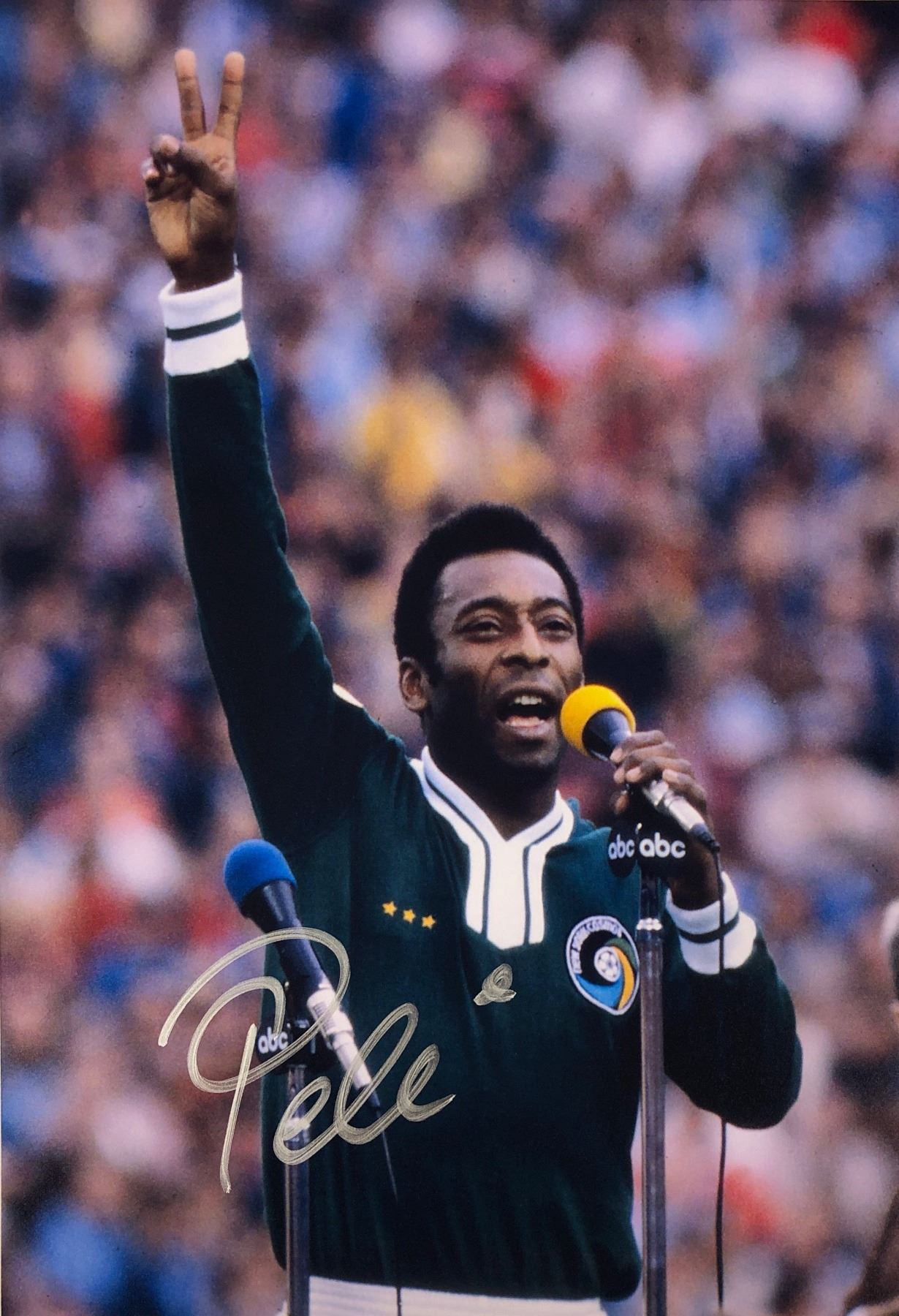 Football Pele Autographed Autograph Signed