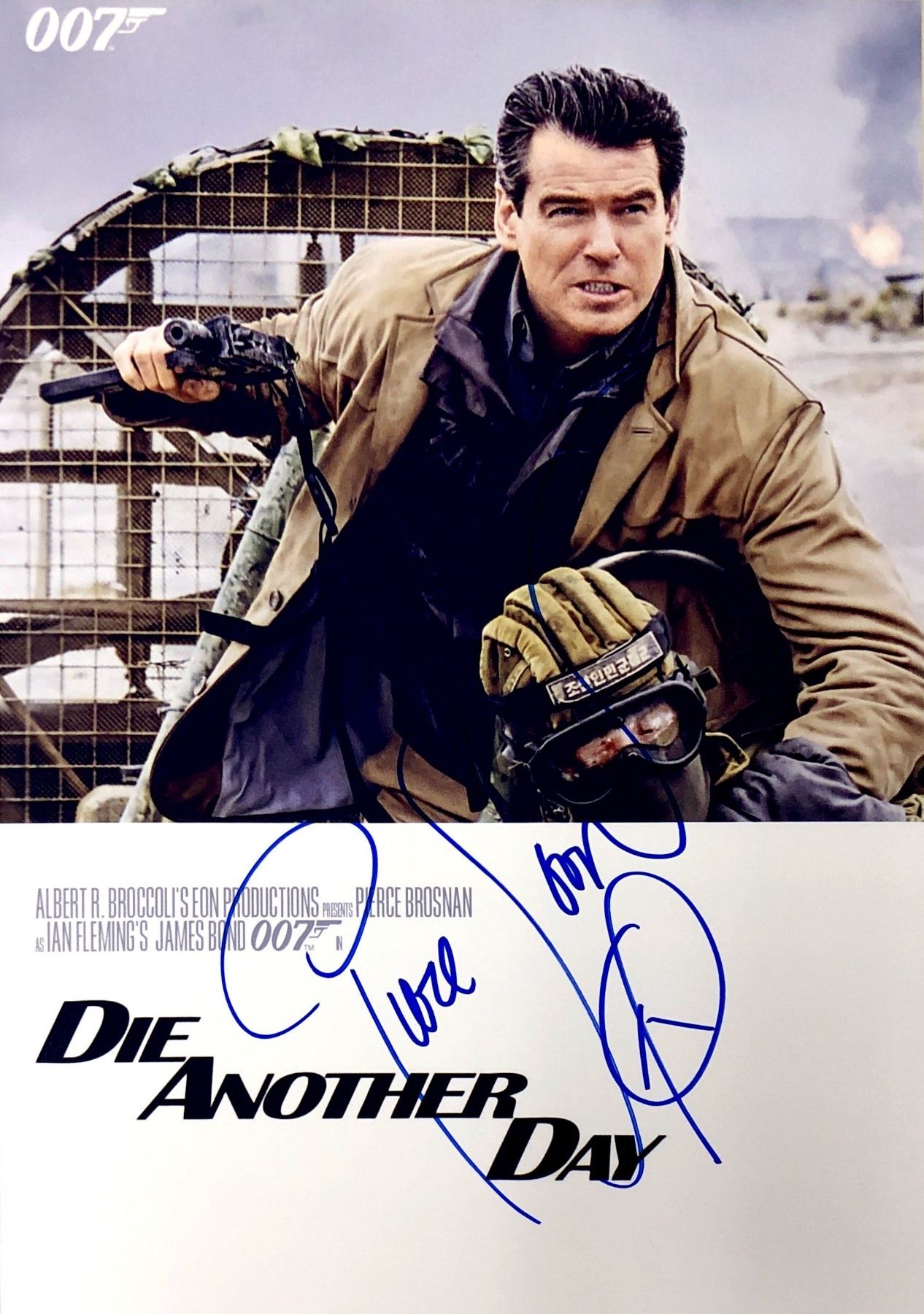 Pierce Brosnan Autograph Signed James Bond 007 Photo