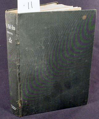 1901 "MAH-HAH-BONE" MASONIC / MASONRY HARDCOVER BO
