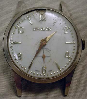 LOT OF 3 VINTAGE WATCHES MANSON SWISS MOVEMENT MEN