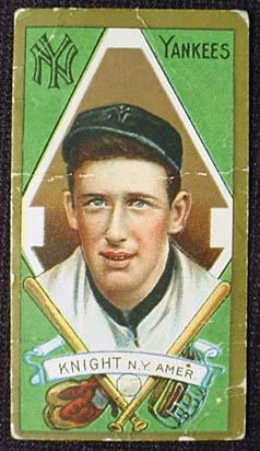1911 T205 JACK KNIGHT BASEBALL CIGARETTE CARD - GO