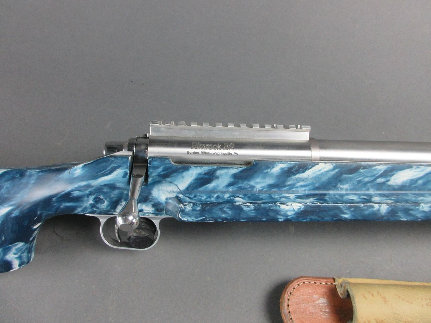 Borden Rimrock BR Bolt Action Rifle- .22 PPC- .243- 24" Stainless Bull ...