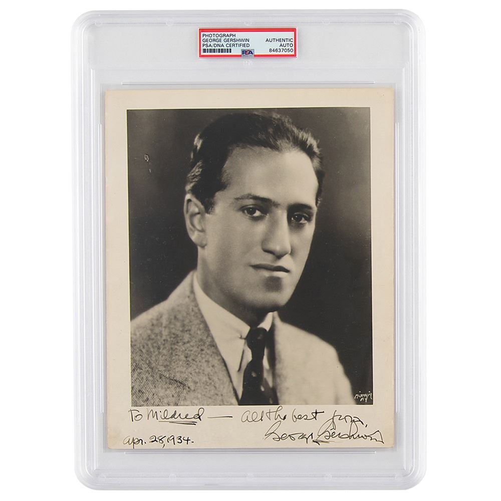 George Gershwin Signed Photograph