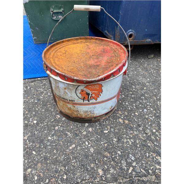 full container" Red Indian " grease
