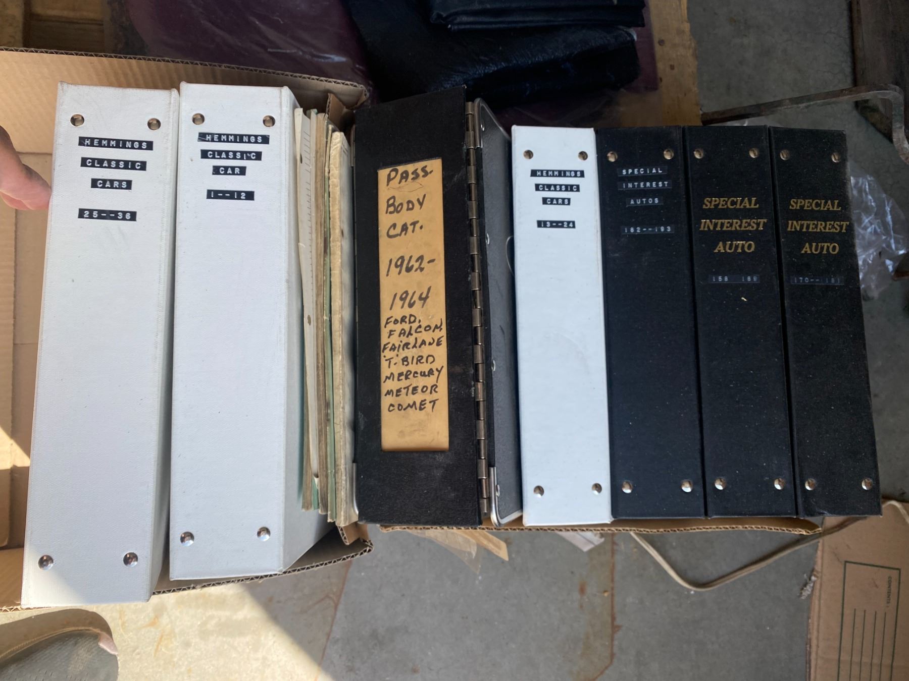 Vintage vehicle manuals