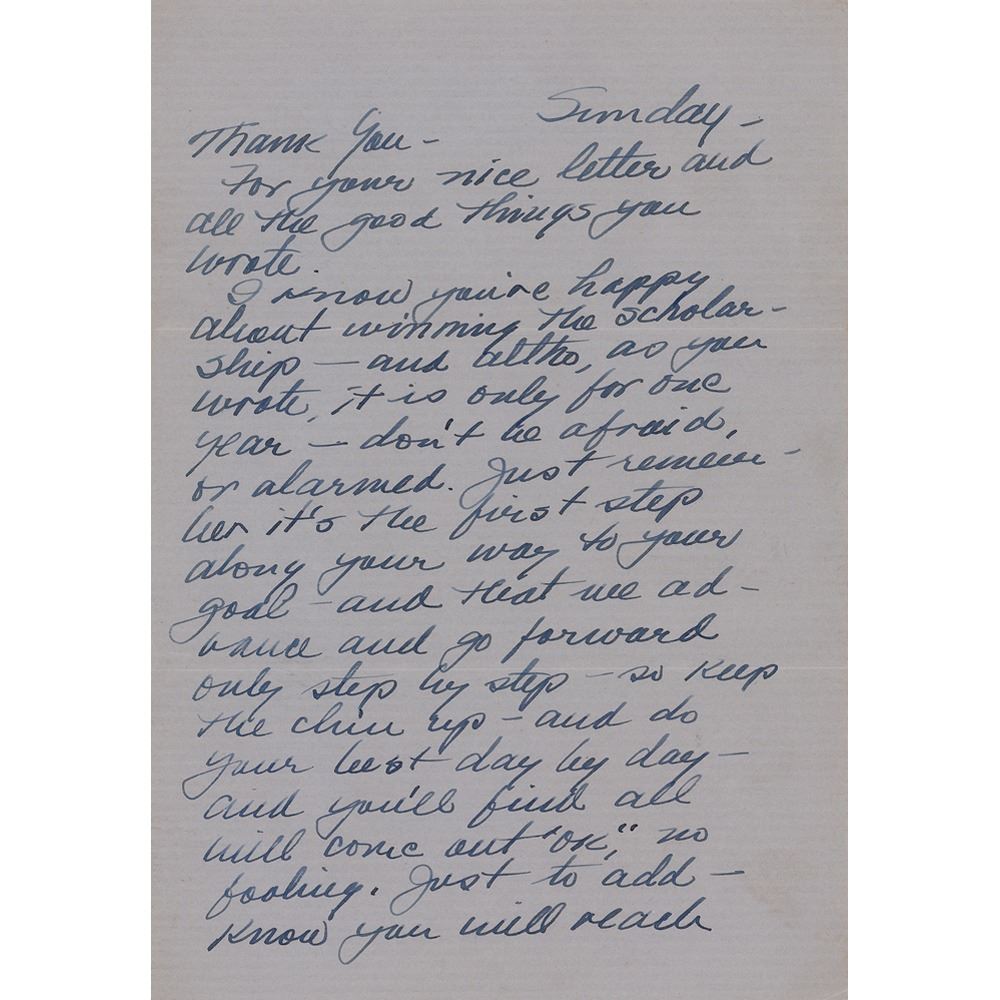 Rondo Hatton Autograph Letter Signed