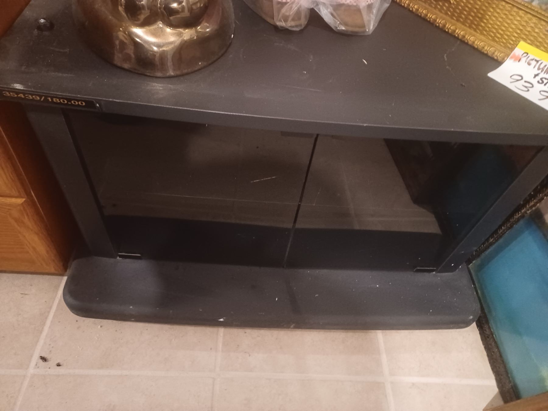 GOLD GRAMED PICTURE T V STAND gold-gramed-picture-t-v-stand