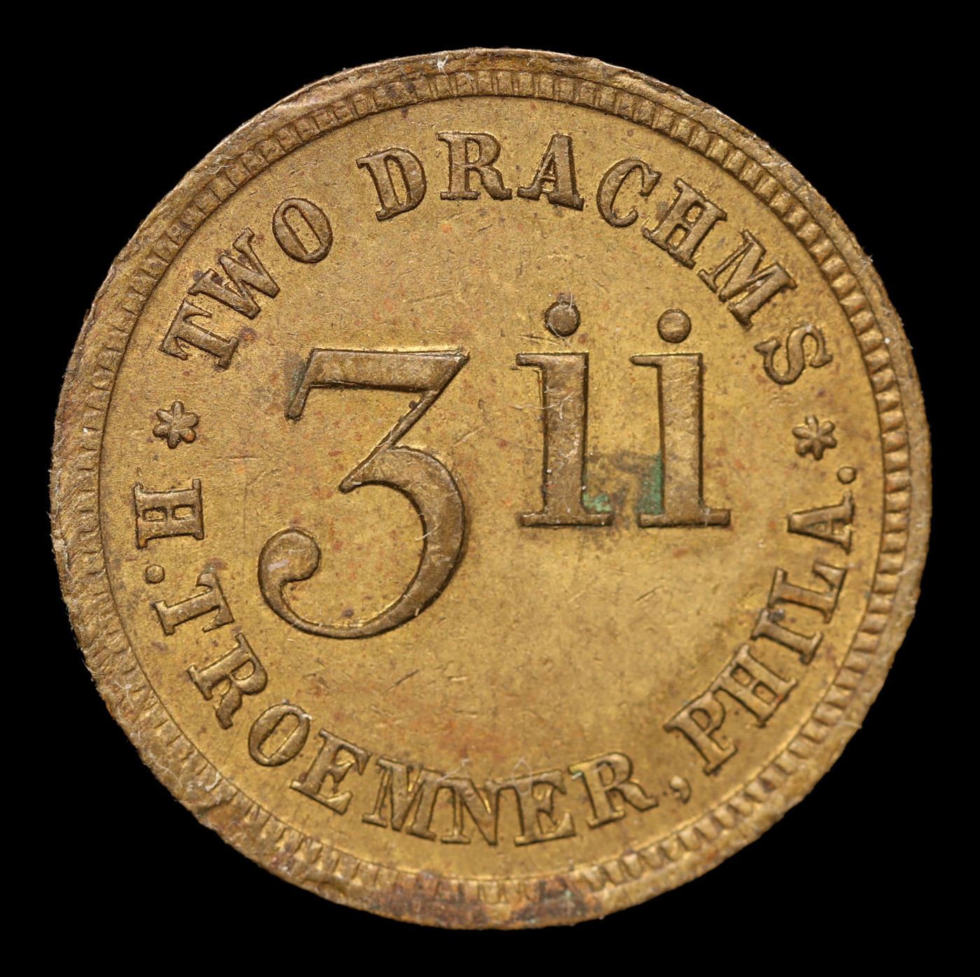 Apothecary weight 3ii - Two Drachms Grades NG