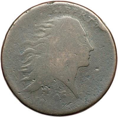 1793 NC-2 R8+ (Unique) Strawberry Leaf Wreath Cent w