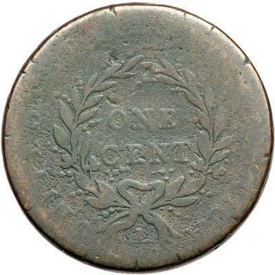 1793 NC-2 R8+ (Unique) Strawberry Leaf Wreath Cent w