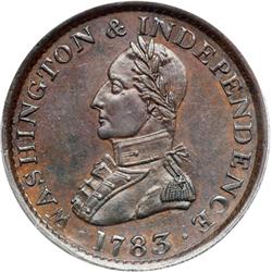 1783 Washington Cent with Large Military Bust BR-1203