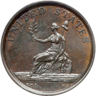 1783 Washington Cent with Large Military Bust BR-1203