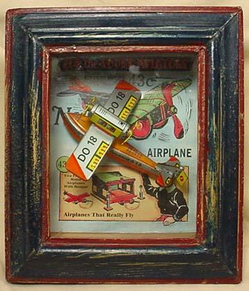 AIRPLANE SHADOWBOX DISPLAY