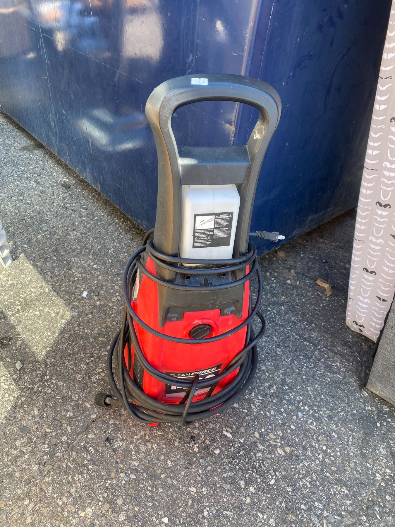 Clean force pressure washer no wand
