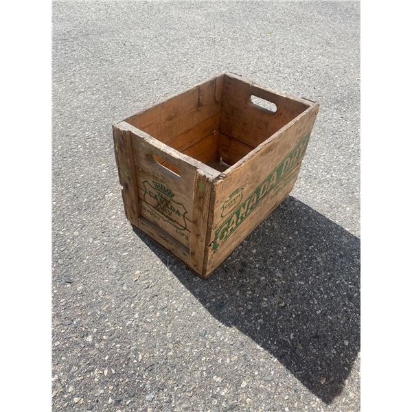 Canada Dry wood box