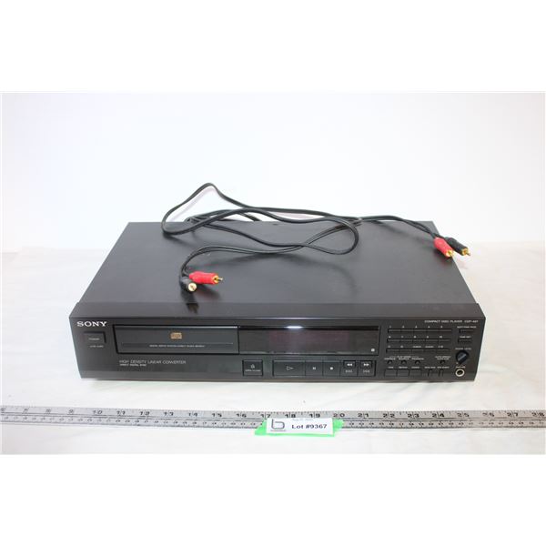 Sony Cd Player In Original Box Bodnarus Auctioneering