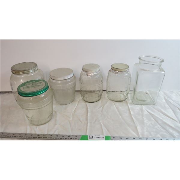 Assorted Glass Kraft Jars Bodnarus Auctioneering
