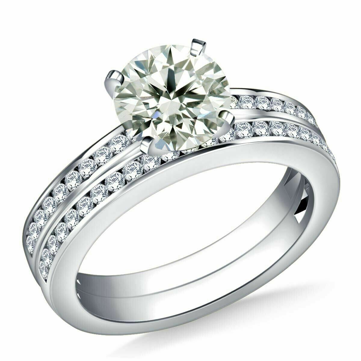 Gorgeous 2.25 Ct Fire Moissanite Engagement Ring