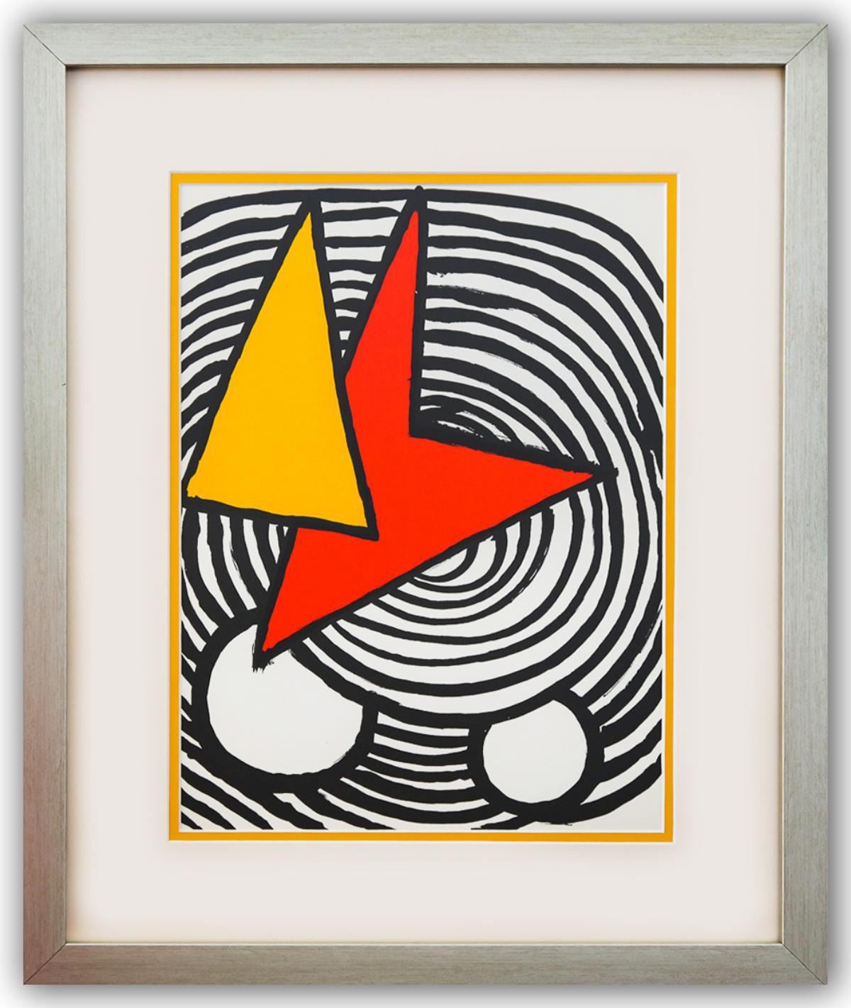Alexander Calder- Lithograph "DLM201 - Triangle et quadrilatere"