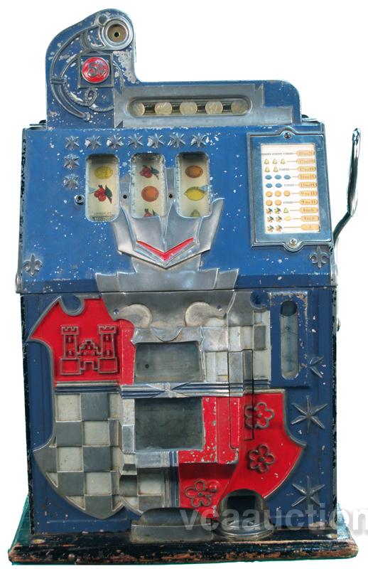 5 Cent Mills Castle Front Slot Machine