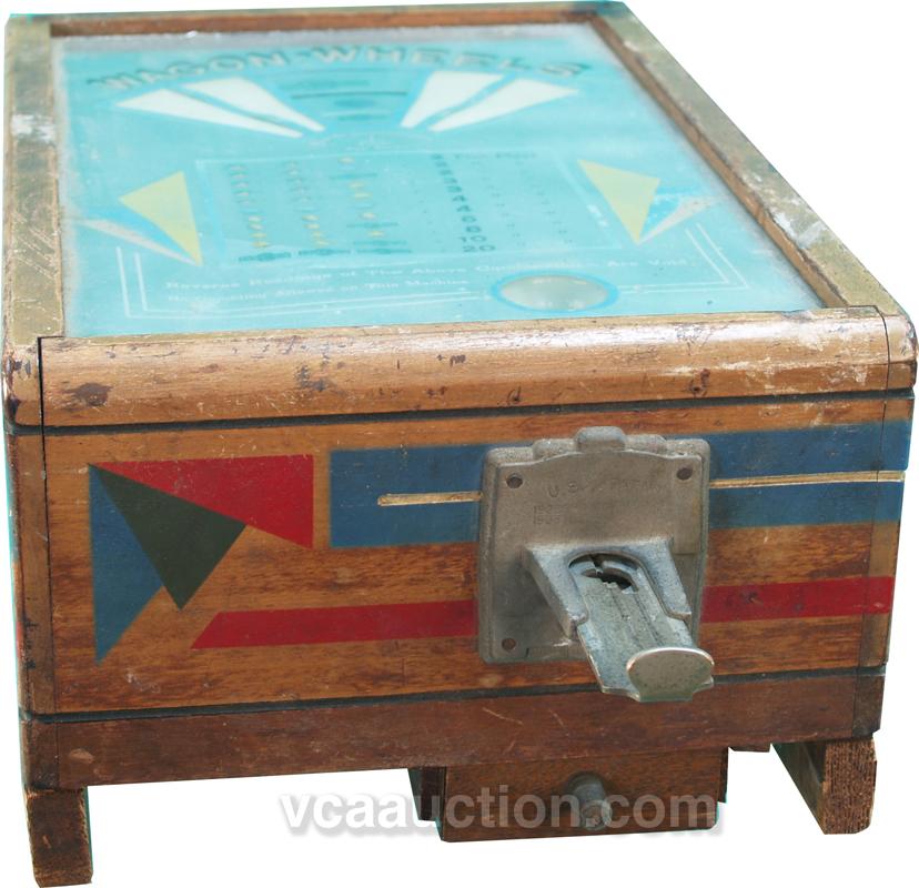 Coin-Op Wagon Wheels Countertop Trade Stimulator By ABT