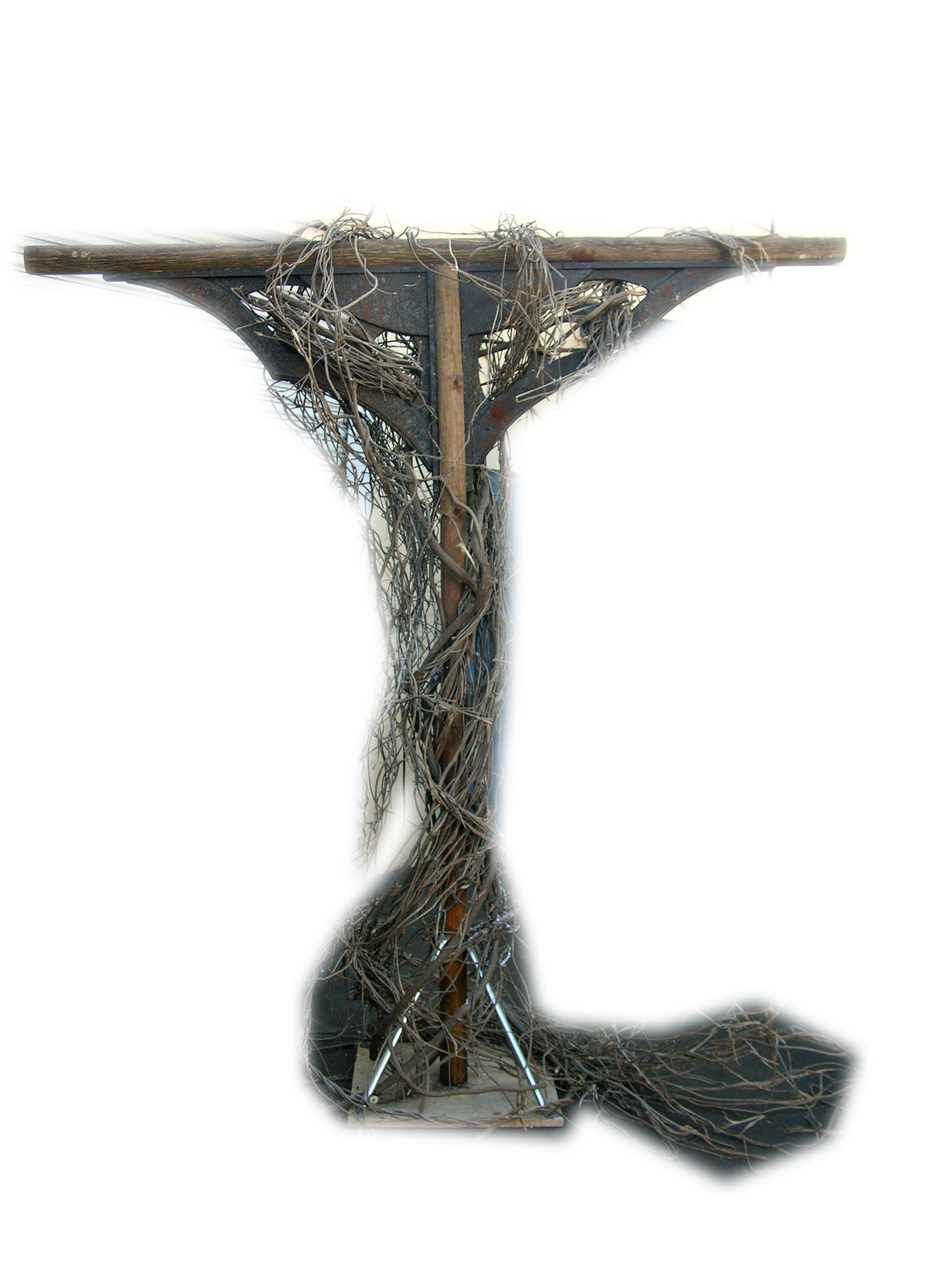 Halloween II Wood T-Shaped Cross Movie Props