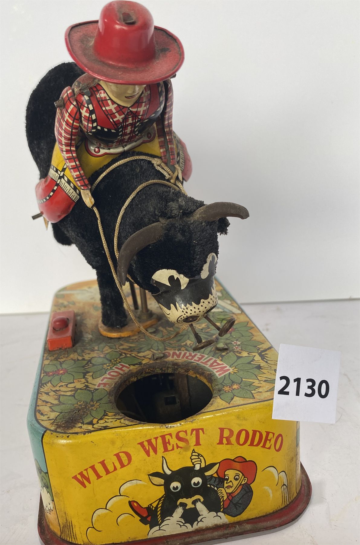 Linemar Watering Hole Wild West Rodeo Battery Operated Toy