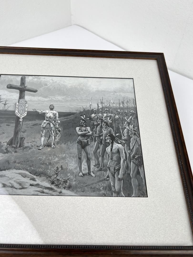 Alan Stephens Foster Gouache Indian Painting