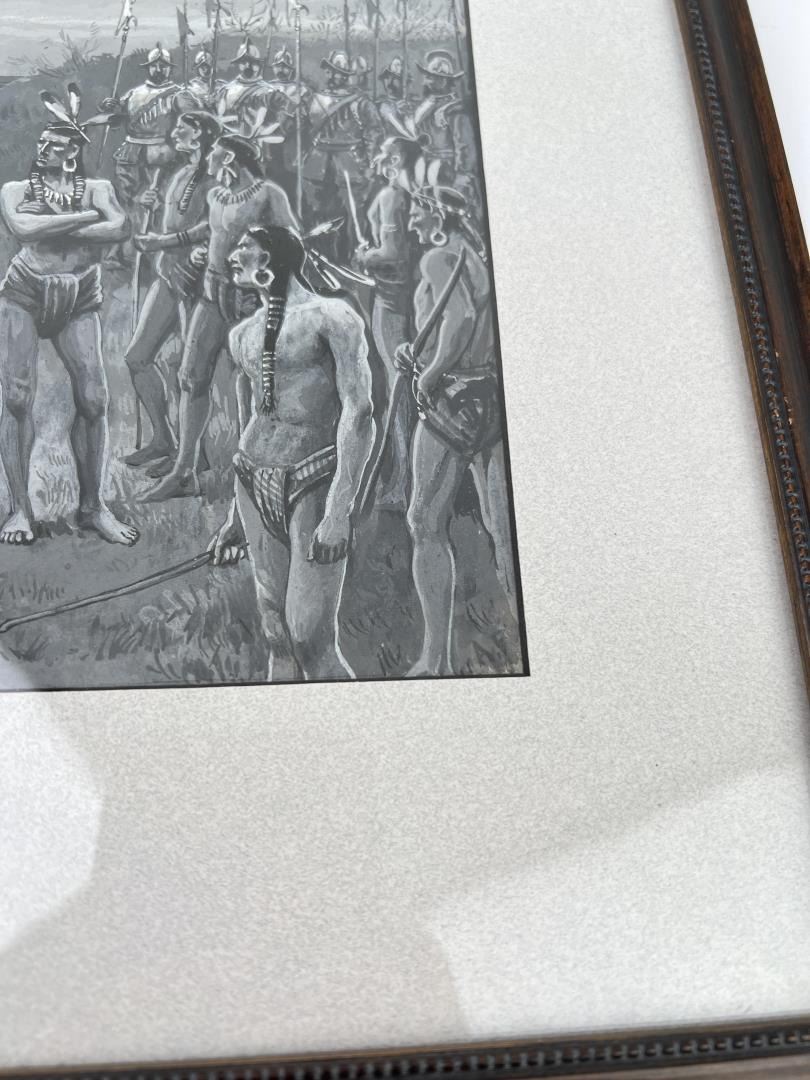 Alan Stephens Foster Gouache Indian Painting