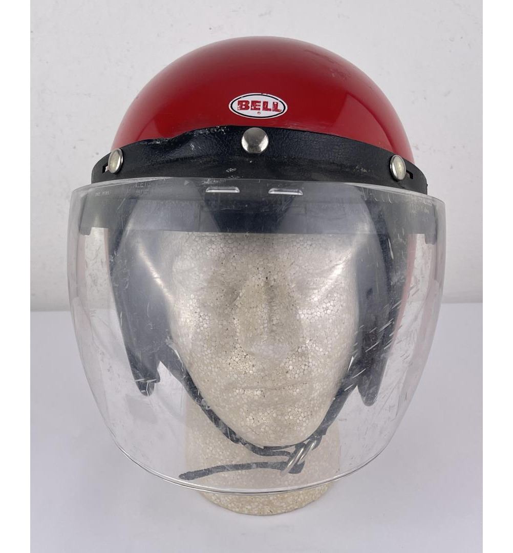 Vintage Bell R-T Red Motorcycle Helmet