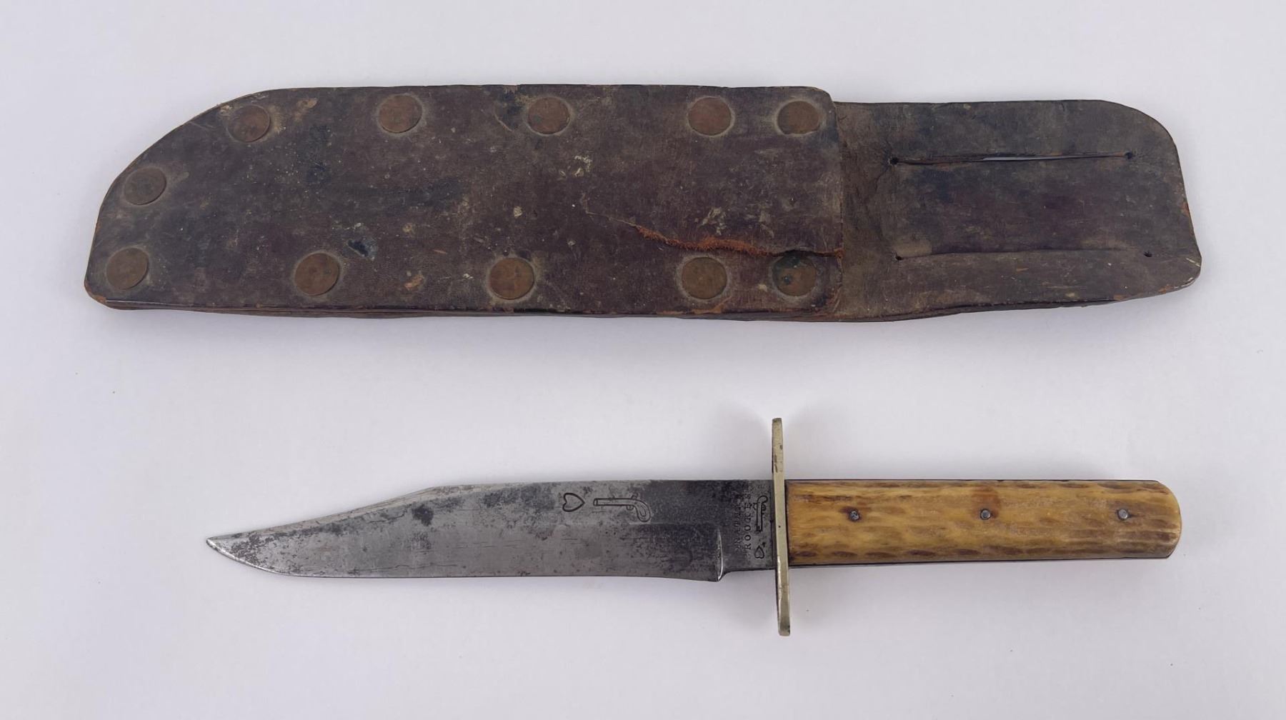 Antique Jonathan Crookes Bowie Knife