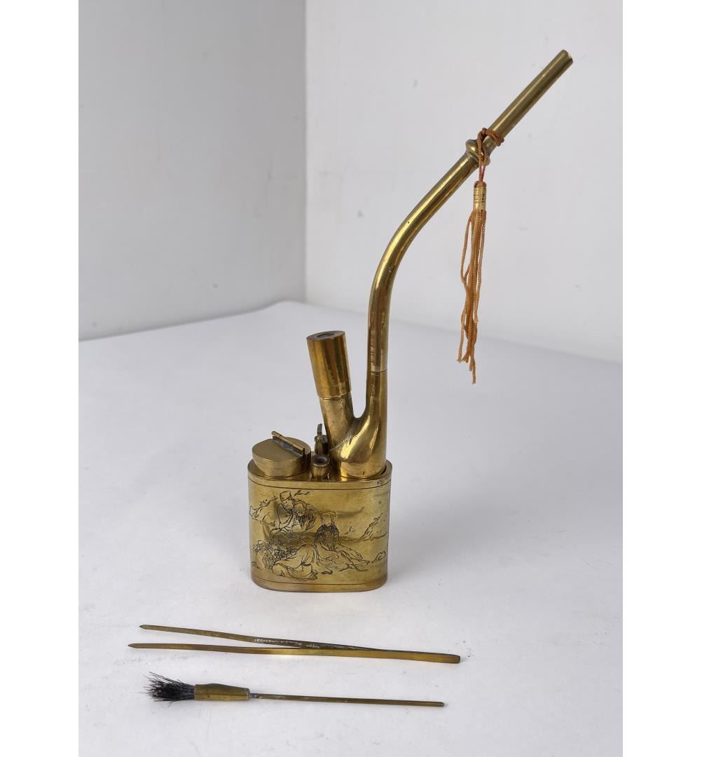 Pair of Antique Chinese Opium Pipes