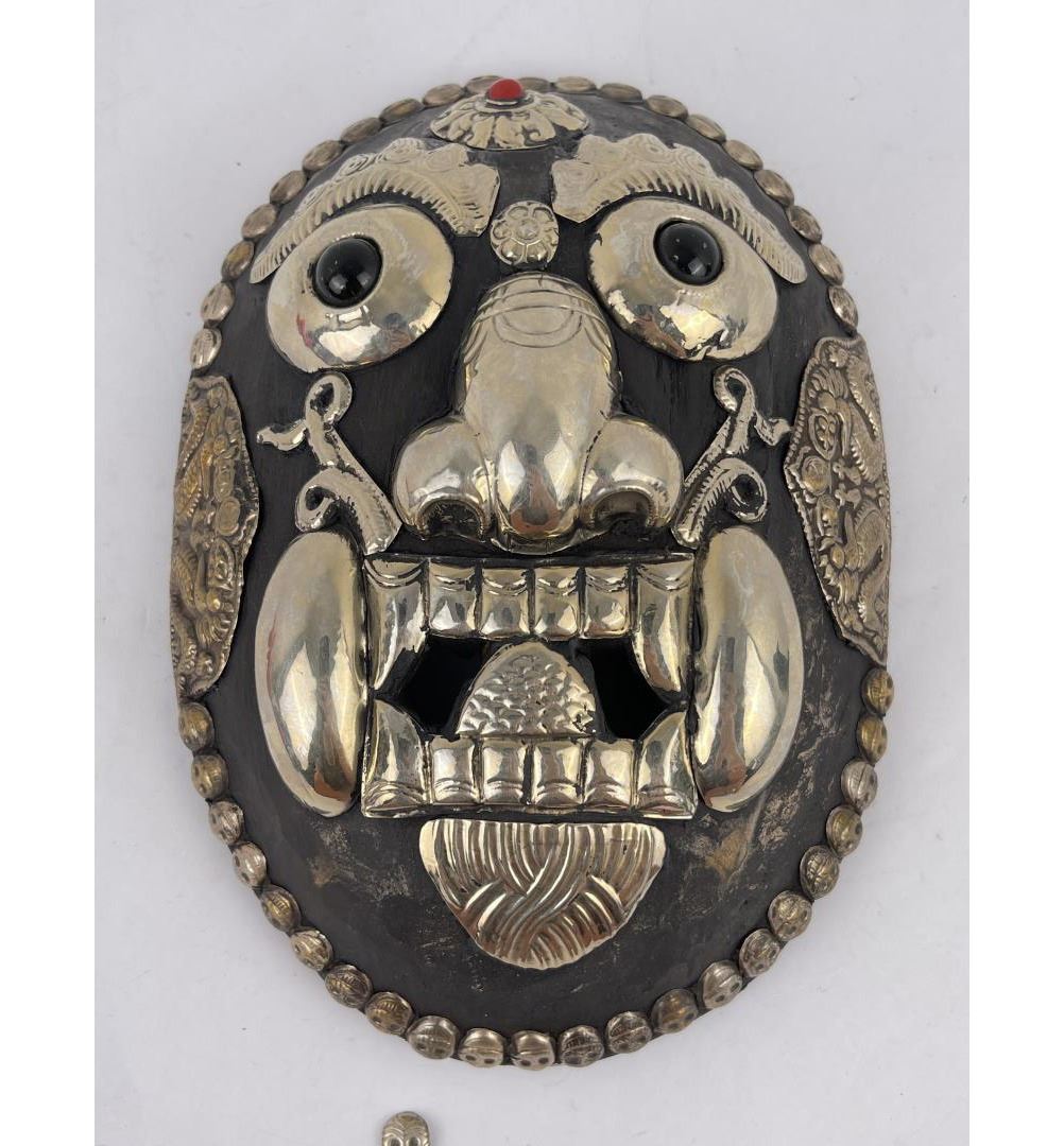 Tibetan Wood Ceremonial Mask