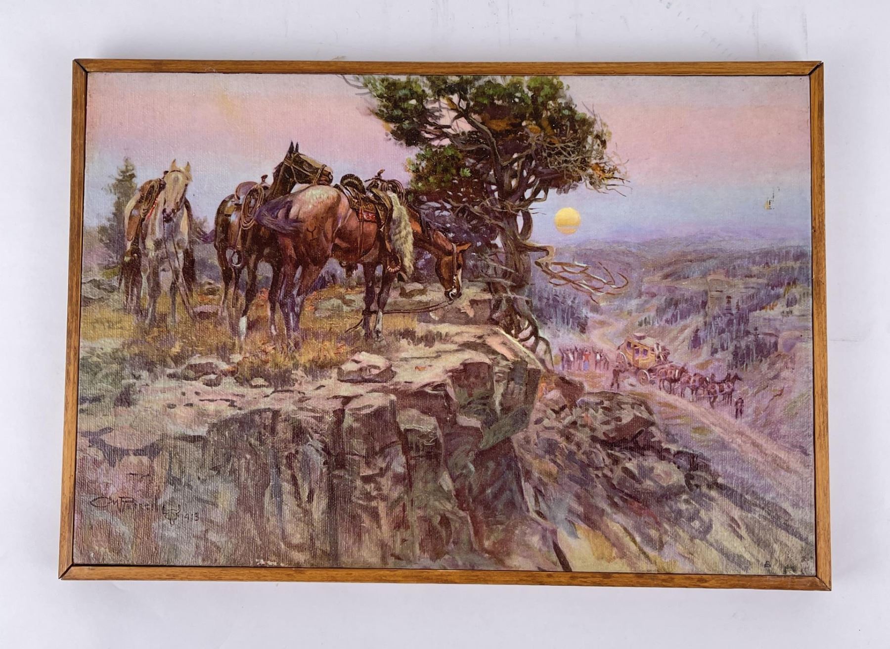 Charles M Russell Print Montana