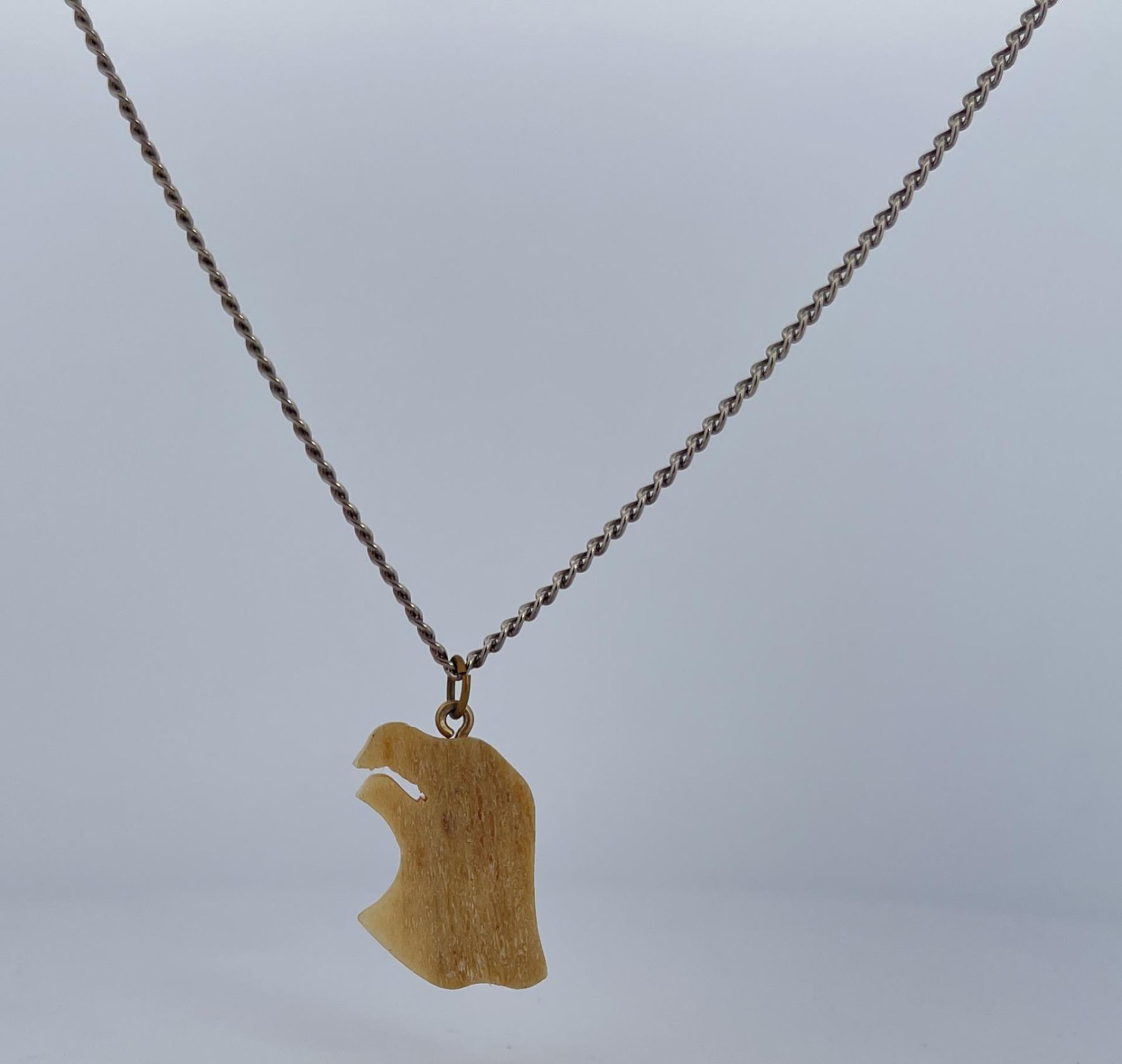 Alaskan Inuit Eskimo Eagle Head Necklace