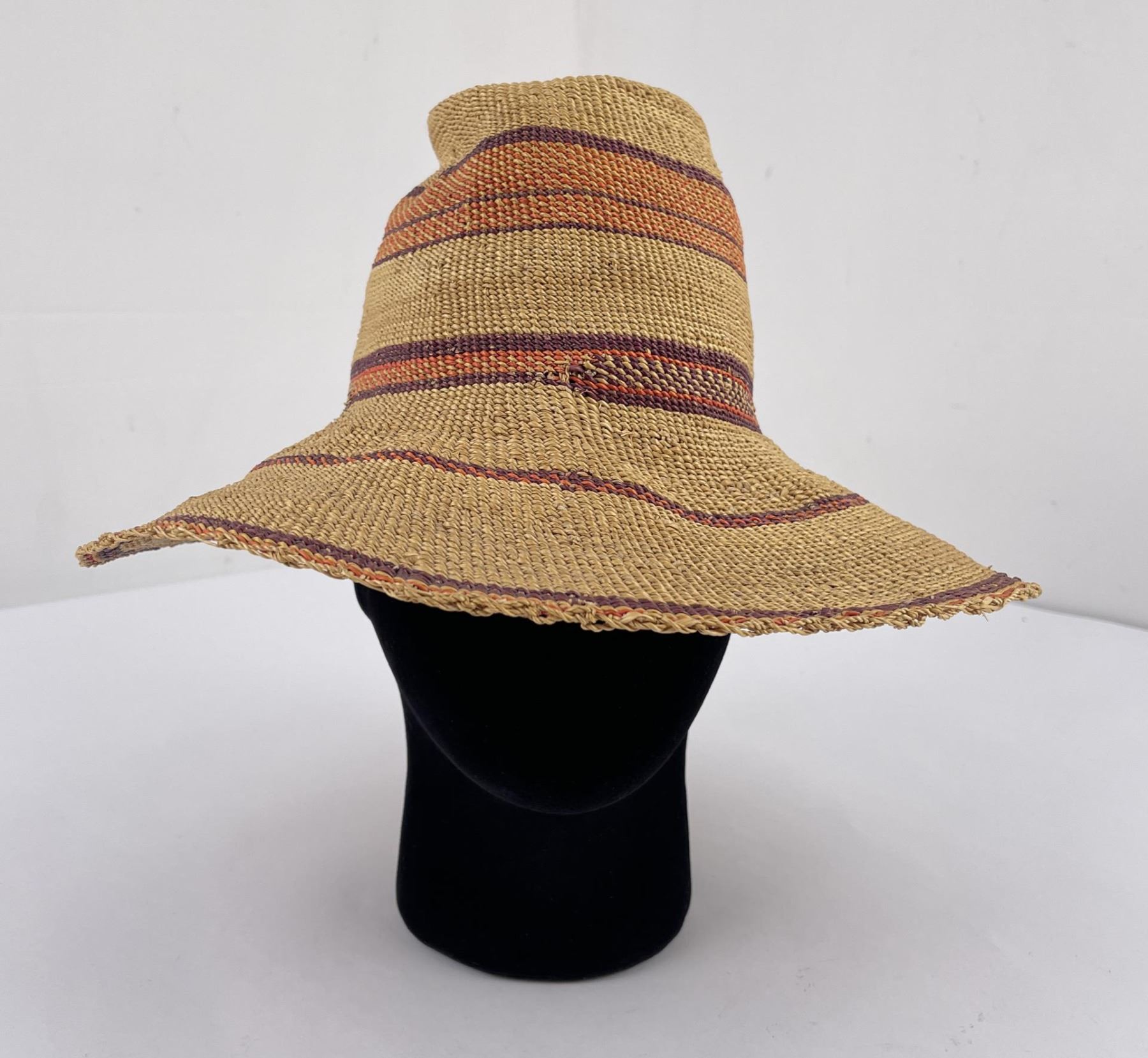Woven Grass Basket Hat