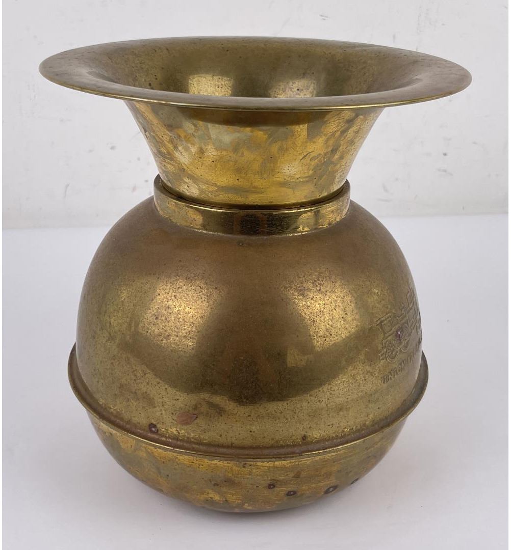 Union Pacific Railroad Brass Spittoon