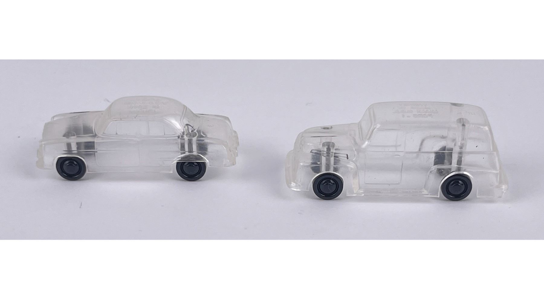 Varney Clear Plastic Cars