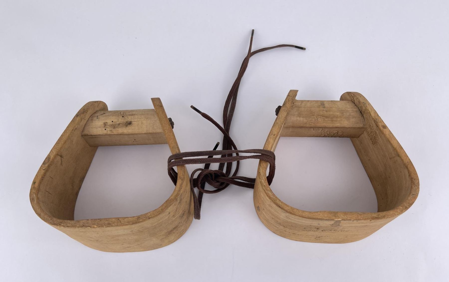 Pair of Antique Wood Stirrups