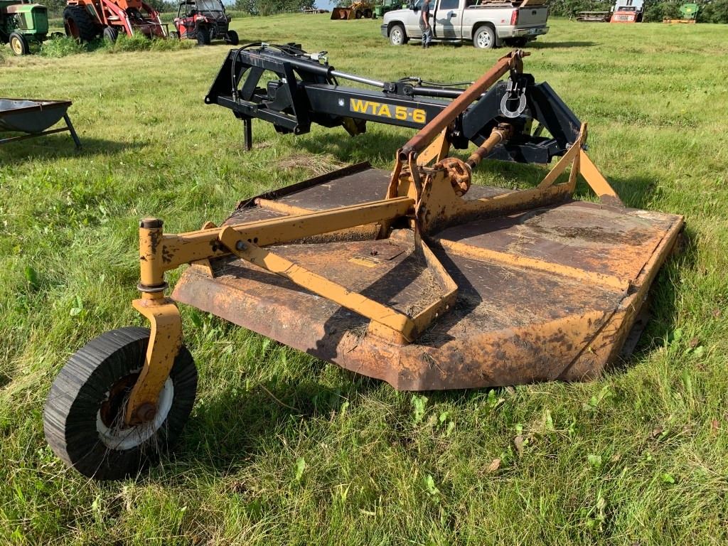 Woods Cadet 72" brush mower w/ 3 pth side arm adaptor