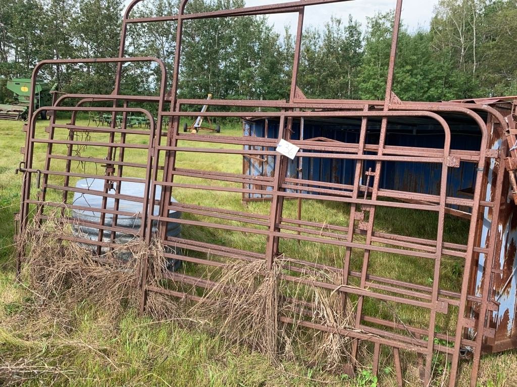 3- 12 ft walk through gate panels